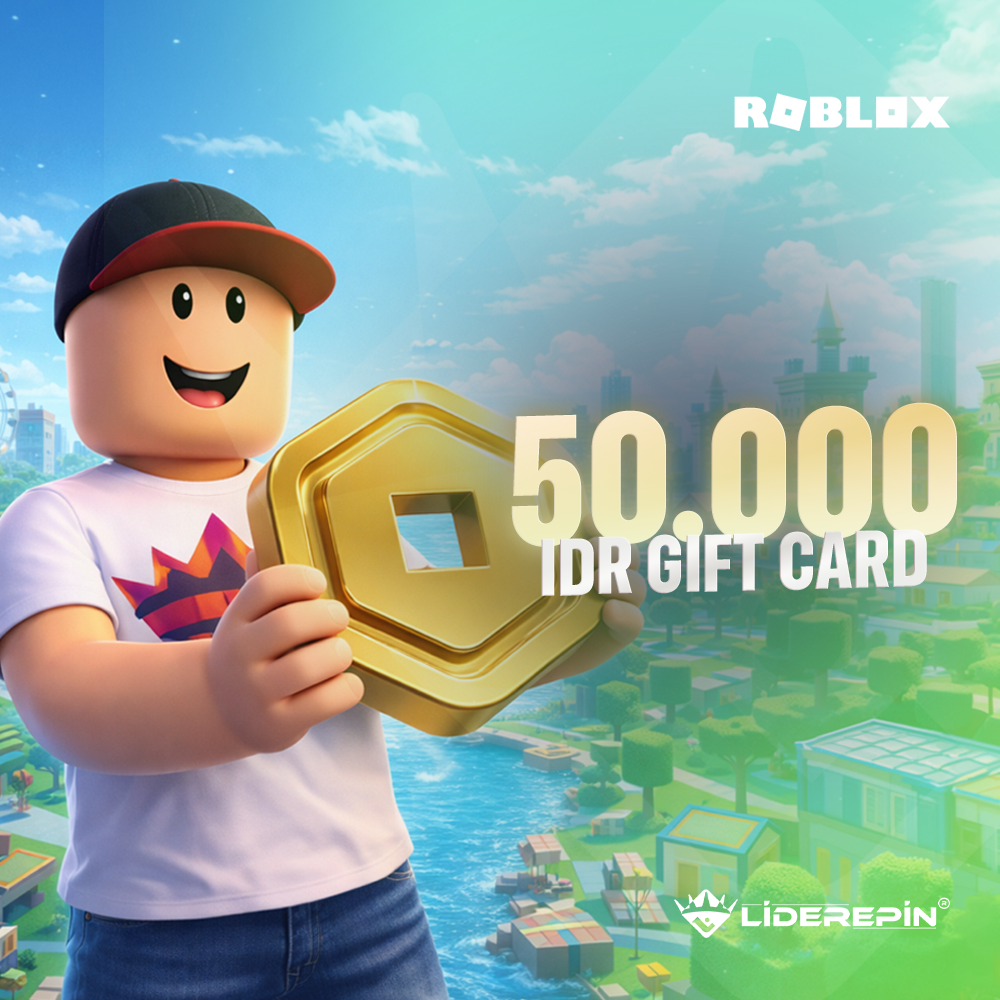 Roblox 50.000 IDR Hediye Kartı ile Eğlencenizi Artırın! - Lider Epin
